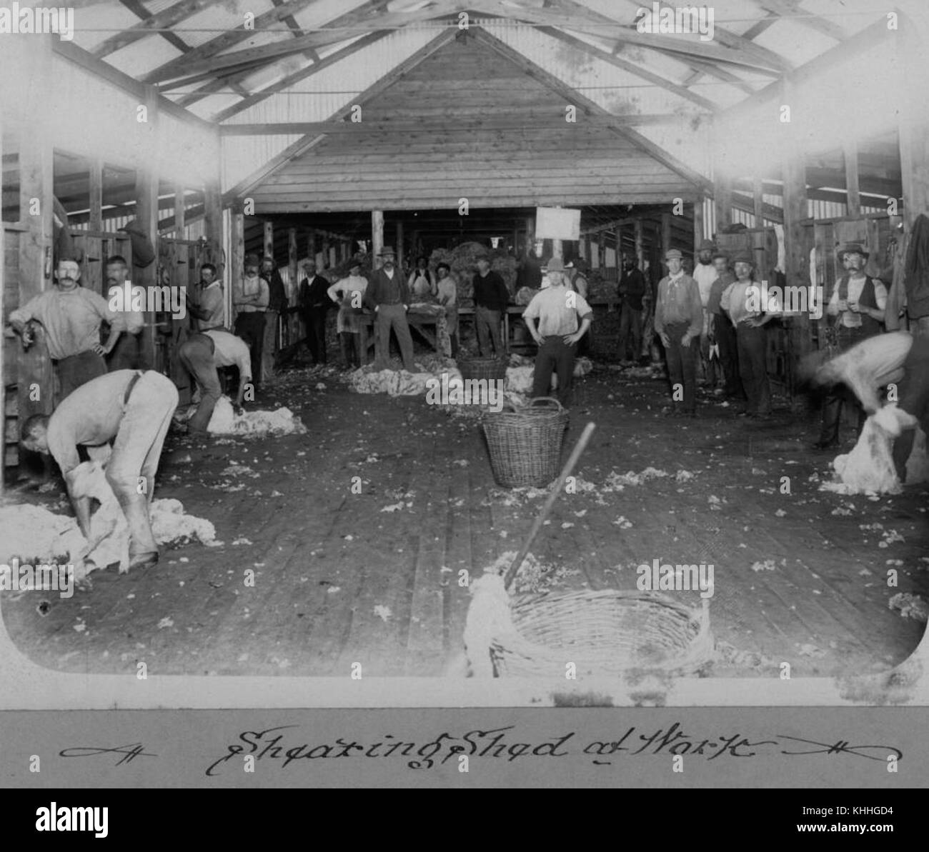 Old shearing shed Black and White Stock Photos & Images - Alamy