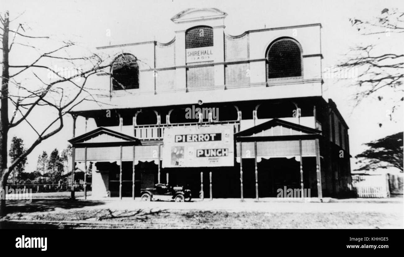 1 158920 Ingham Shire Hall building, Queensland, ca. 1922 Stock Photo ...