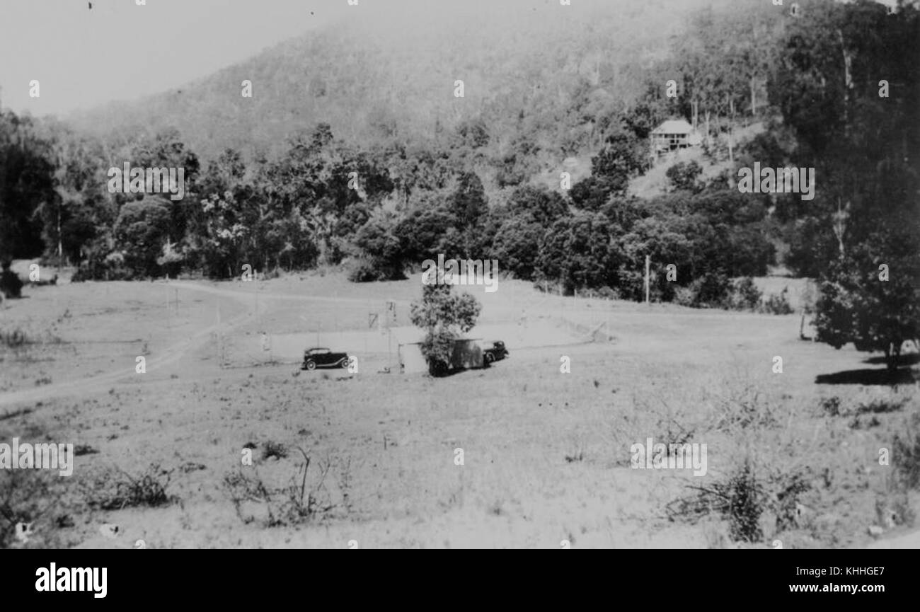 Community tennis court Black and White Stock Photos & Images - Alamy
