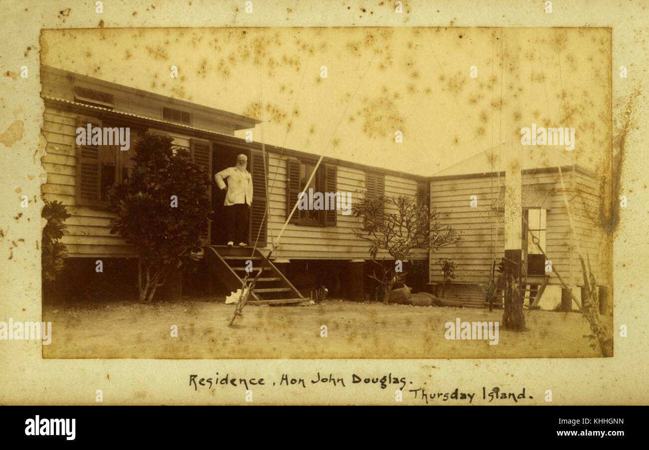 2 231220 Thursday Island Resident, Hon John Douglas Stock Photo - Alamy
