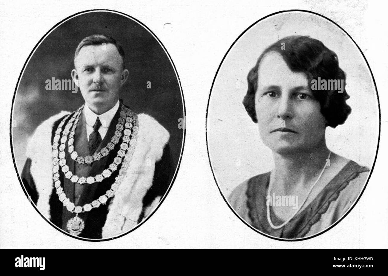 1 195991 Brisbane Lord Mayor, William Alfred Jolly, and his wife Lillie ...