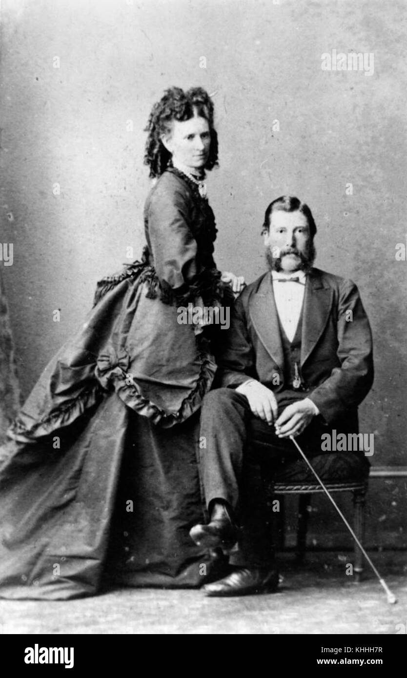 This image captures Mr. and Mrs. John Stevenson, offering a glimpse ...