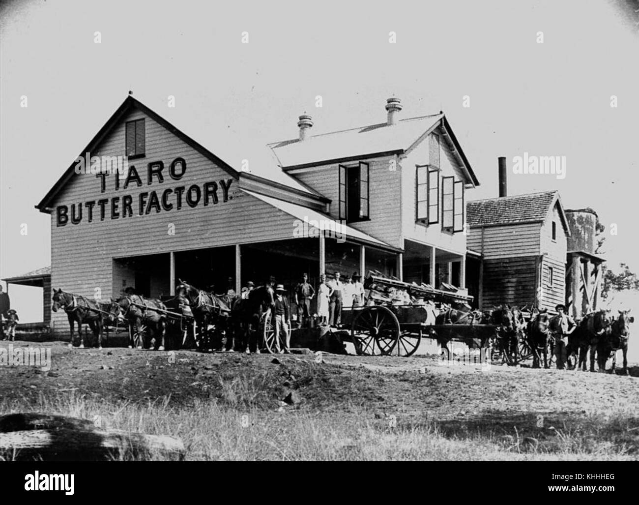 The old butter factory Black and White Stock Photos & Images - Alamy