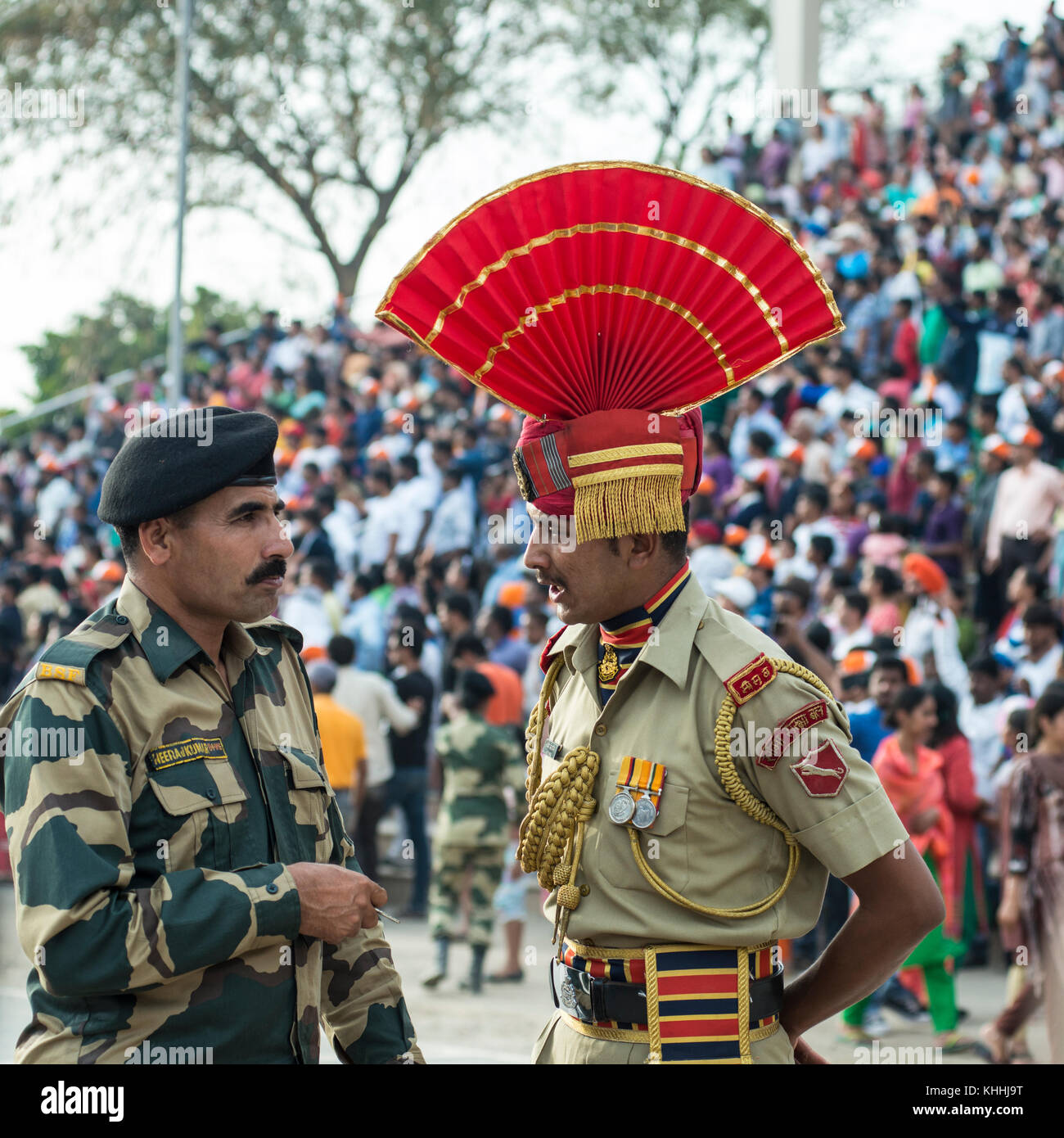 India pakistan border hi-res stock photography and images - Alamy