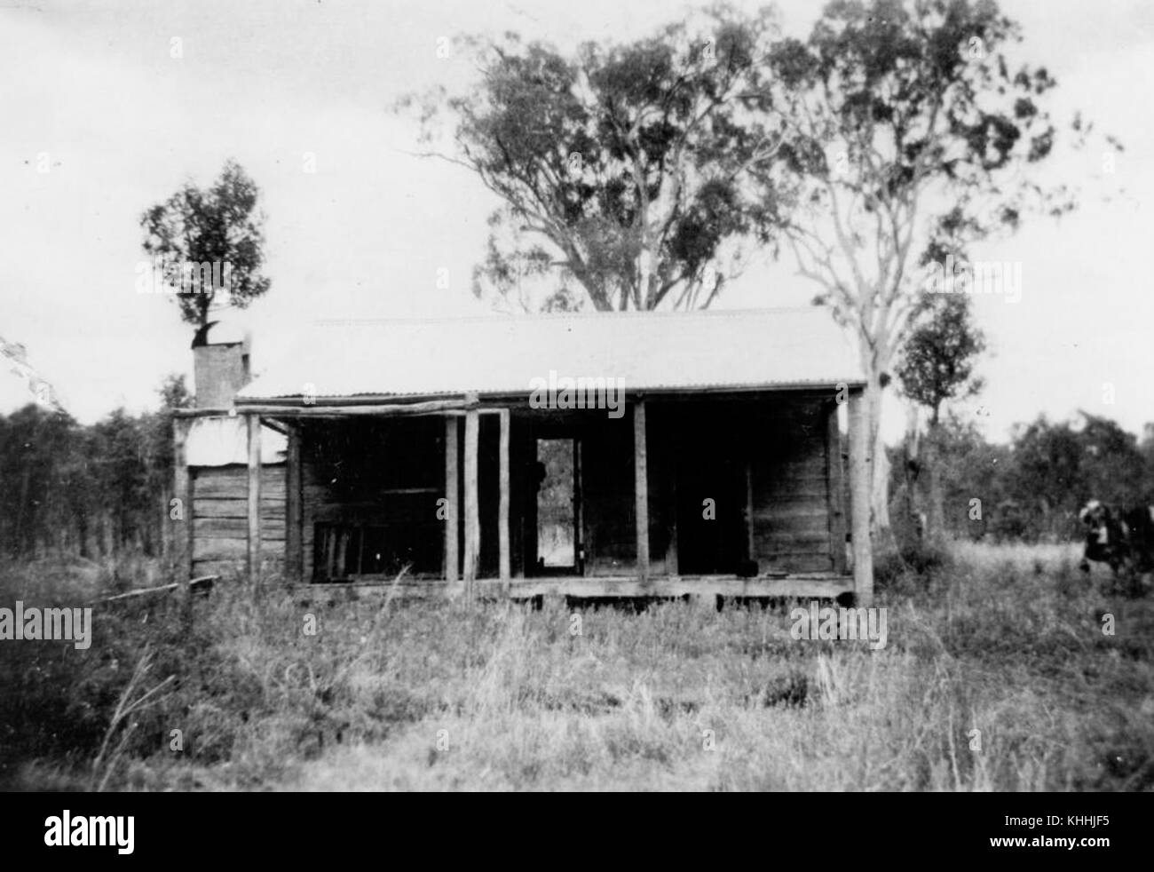 2 136202 Slab hut in Goovigen, Queensland 1930 Stock Photo - Alamy