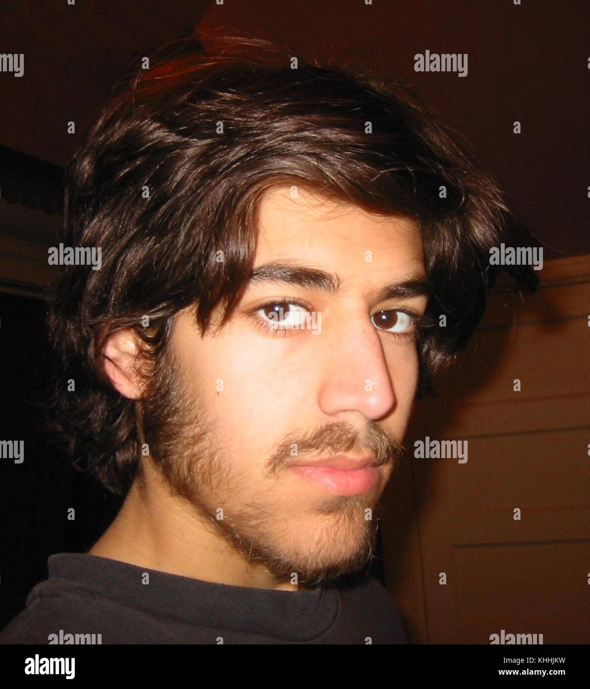 Aaron Swartz Headshot 2007 Stock Photo - Alamy