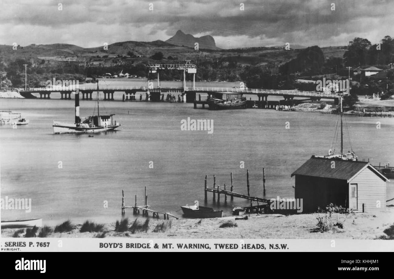 1 389545 Boyd's Bay Bridge, Tweed Heads, ca. 1950 Stock Photo - Alamy