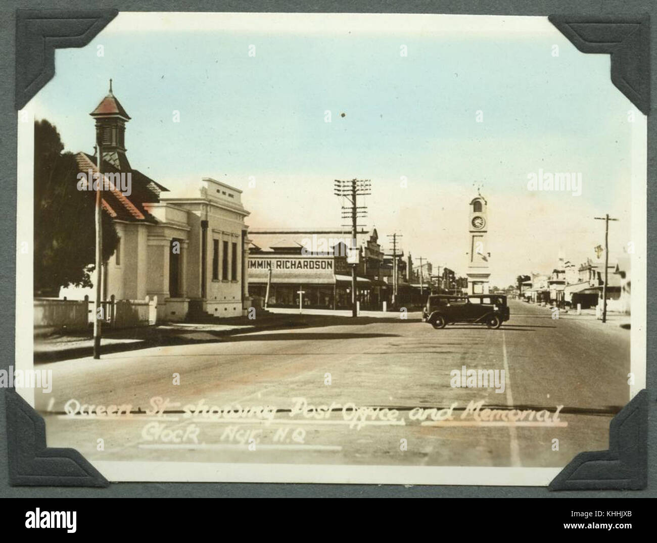 2 242151 Queen Street showing the post office and memorial clock, Ayr ...