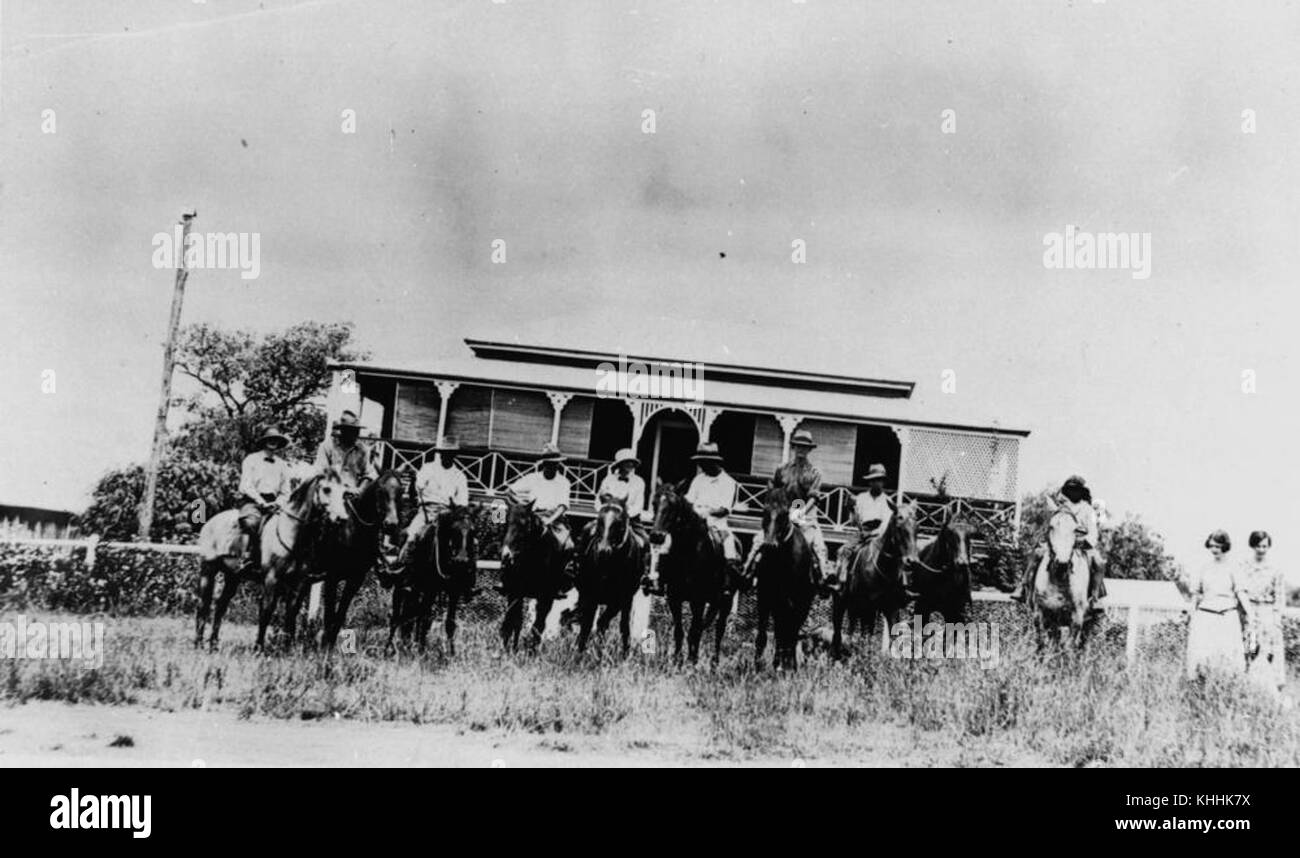 This historical photograph captures the Walsh family in front of their ...