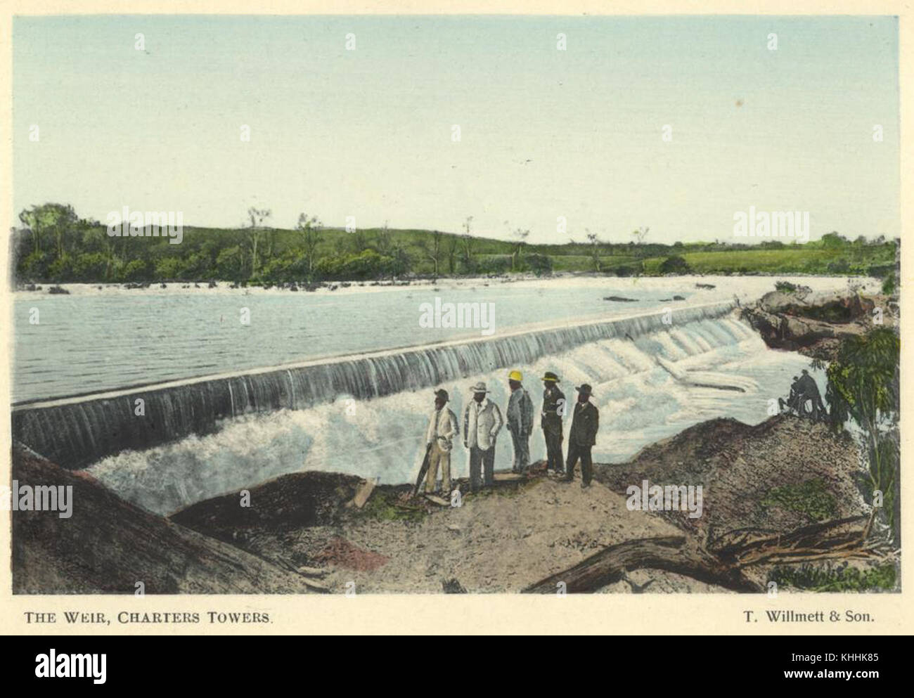 1 258422 Charters Towers weir, 1904 Stock Photo - Alamy