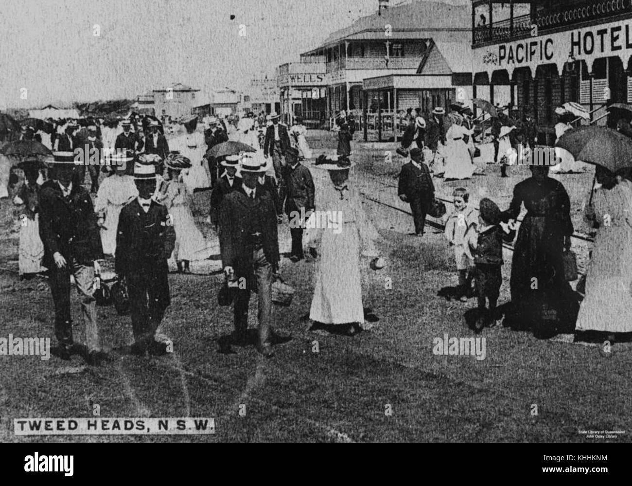 1 95588 Wharf Street, Tweed Heads, N.S.W., ca. 1906 Stock Photo - Alamy