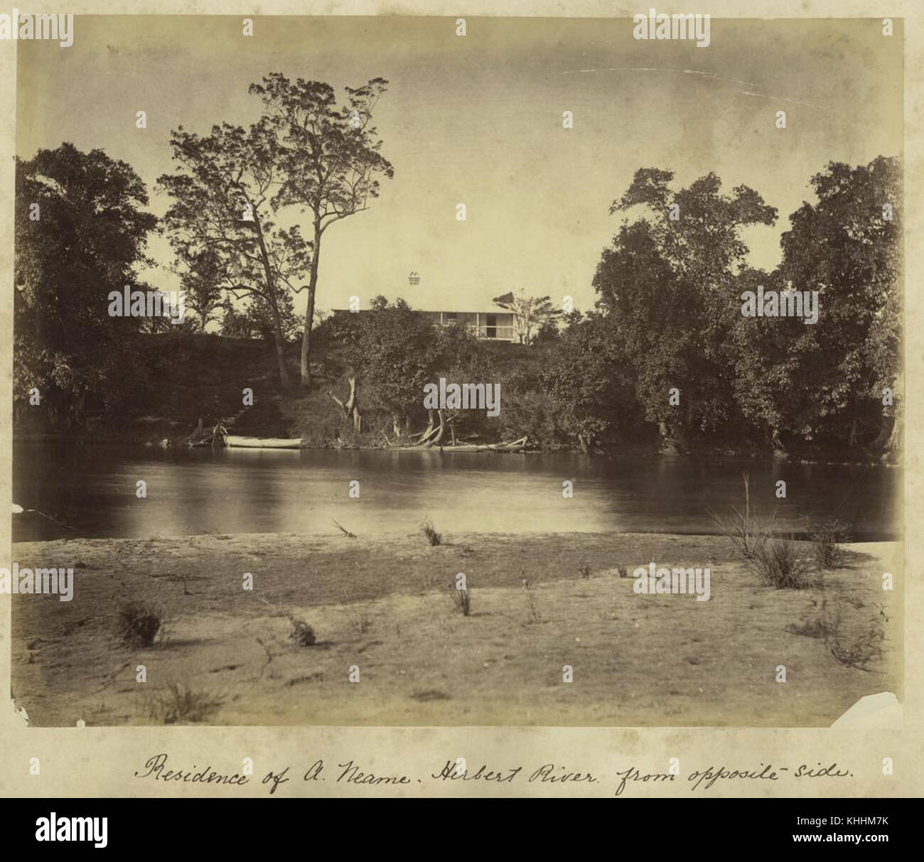 1 235442 View of the Neame residence from the Herbert River, Ingham, ca ...