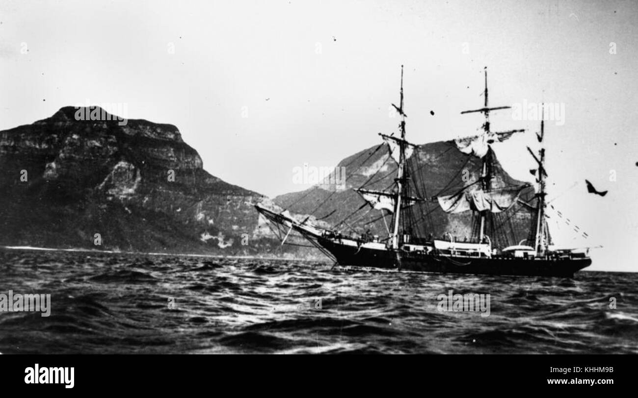 The joseph conrad ship Black and White Stock Photos & Images - Alamy