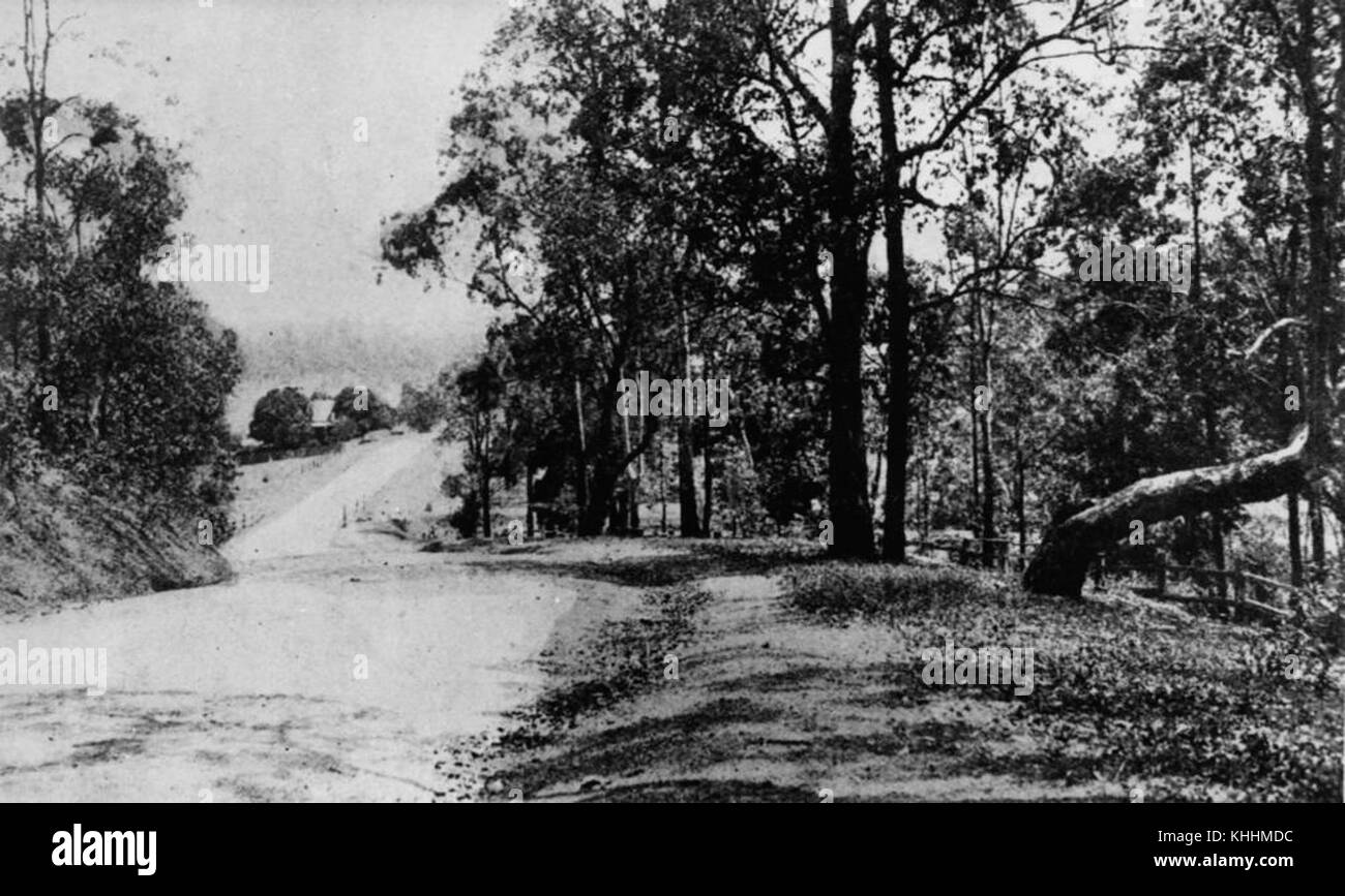 1 40339 View of Moggill Road, Indooroopilly, Brisbane, 1921 Stock Photo ...