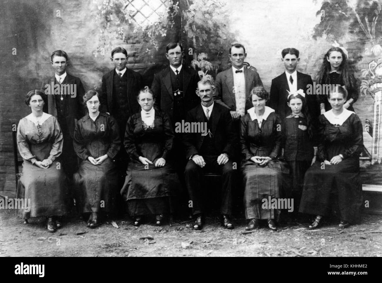 1 54188 Badke family at Roadvale, Fassifern Valley, 1919 Stock Photo ...