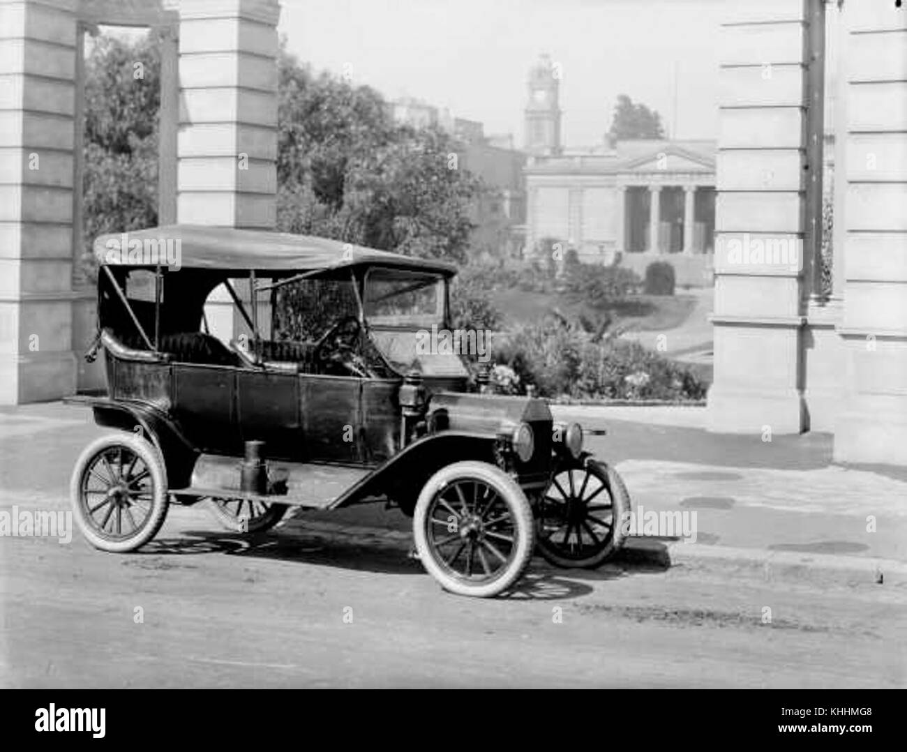 TModel launch Geelong Stock Photo - Alamy