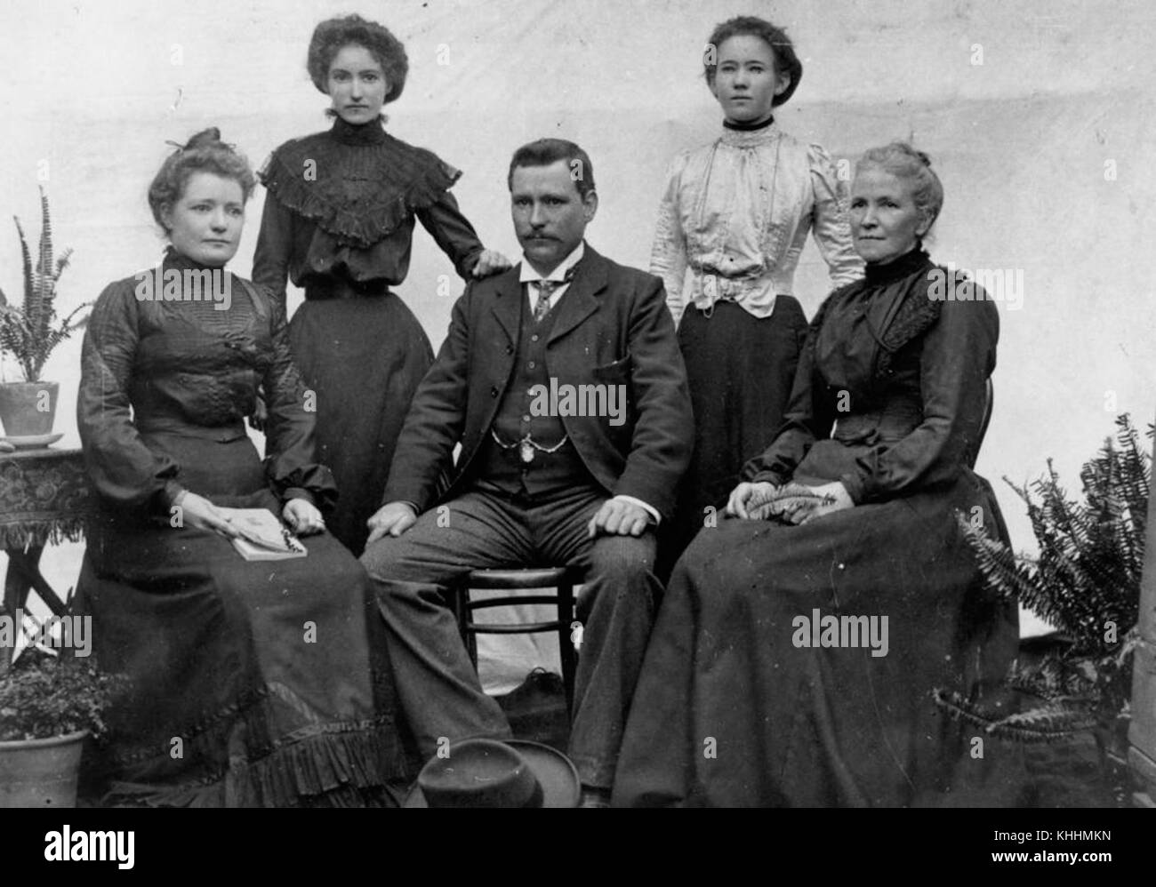 1 182491 Owen Family photograph Stock Photo - Alamy
