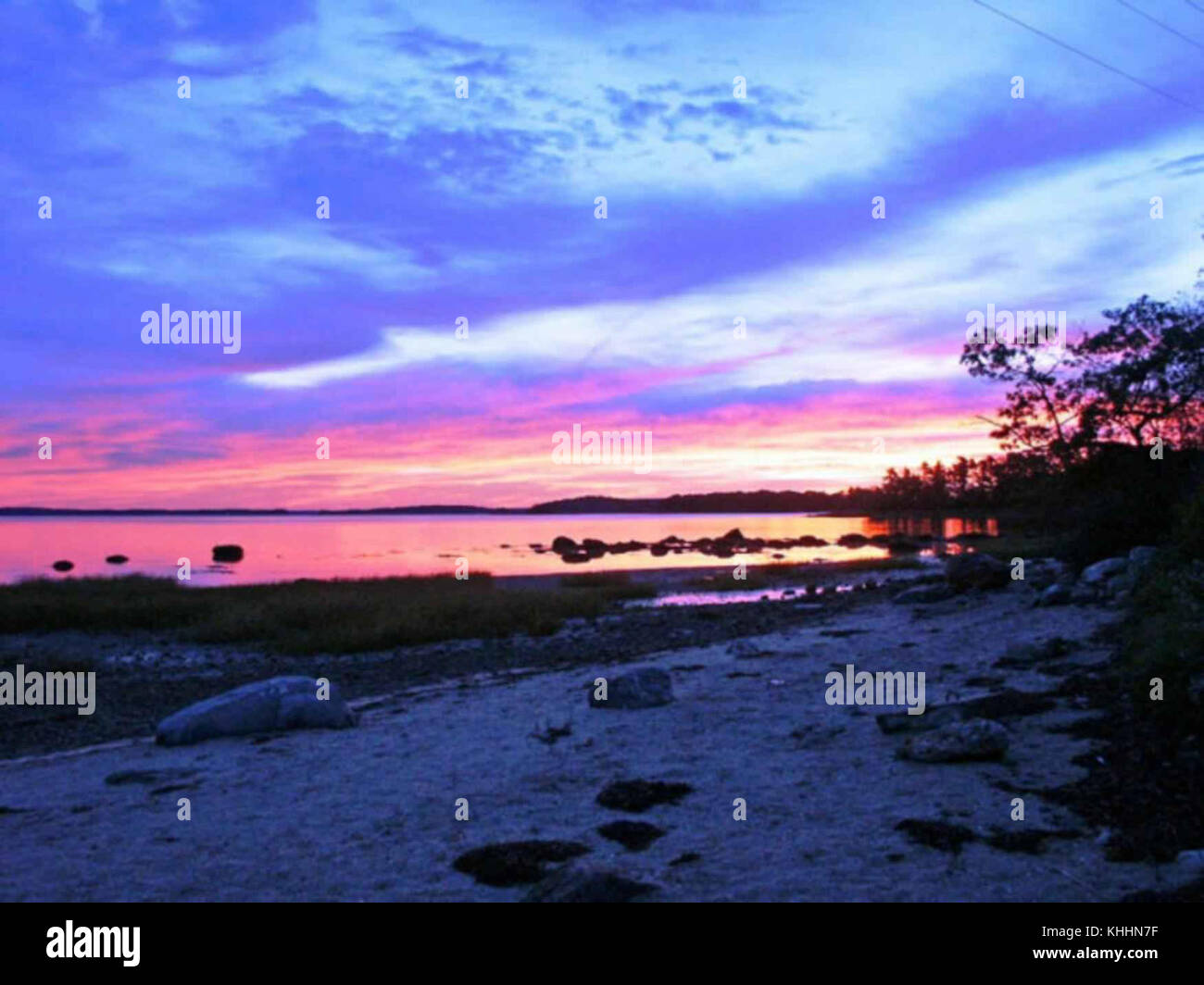 A Beautiful Sunrise Is Pictured Stock Photo Alamy