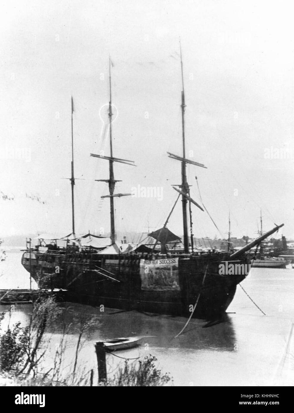 The ship 'Success' with the identifier 1 74739, depicting a historical ...