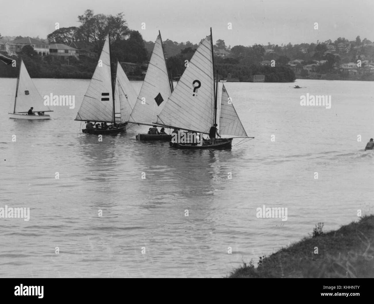 1 292499 Sailing on the Milton Reach, 1947 Stock Photo - Alamy