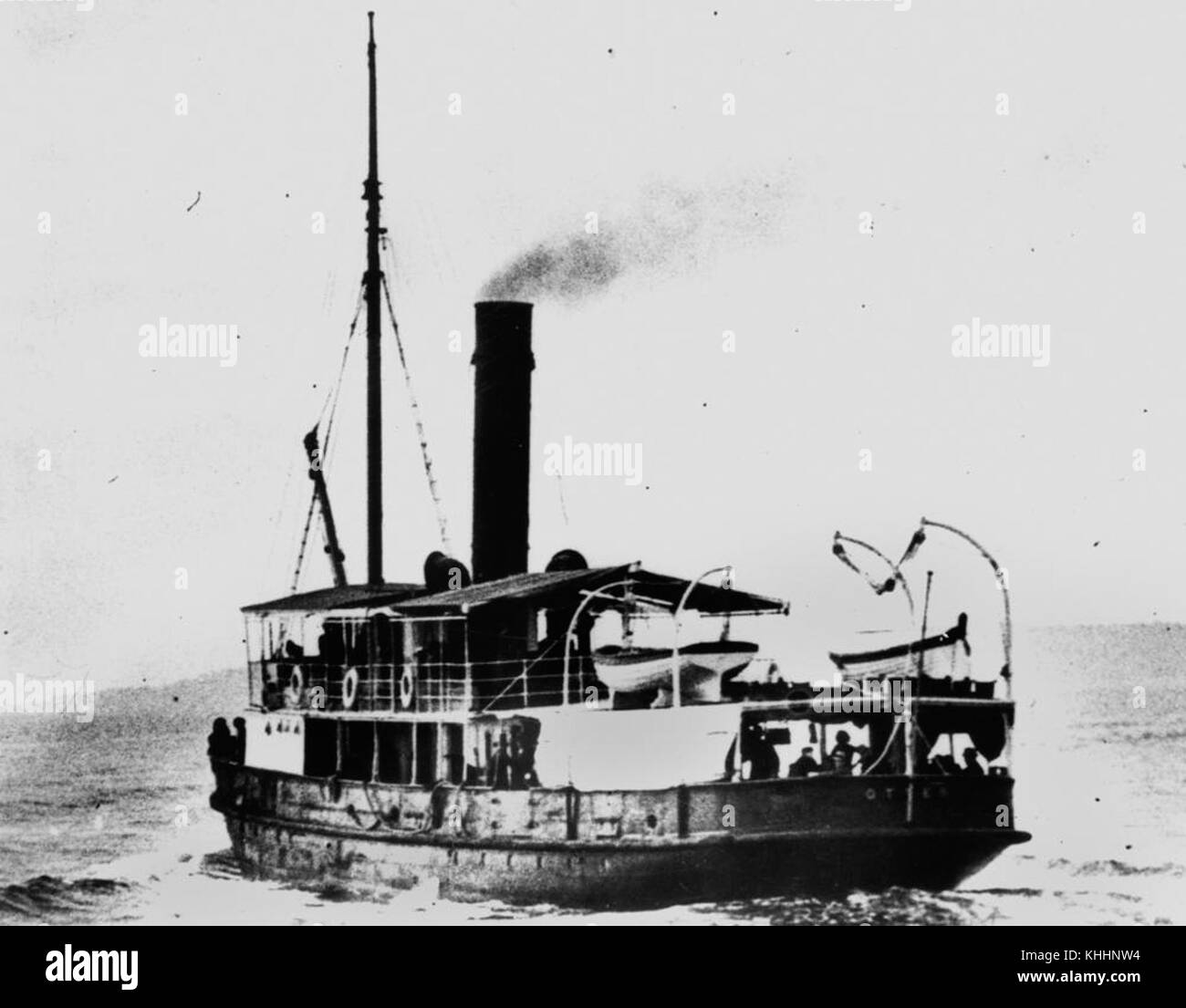 Otter stock photo Black and White Stock Photos & Images - Alamy