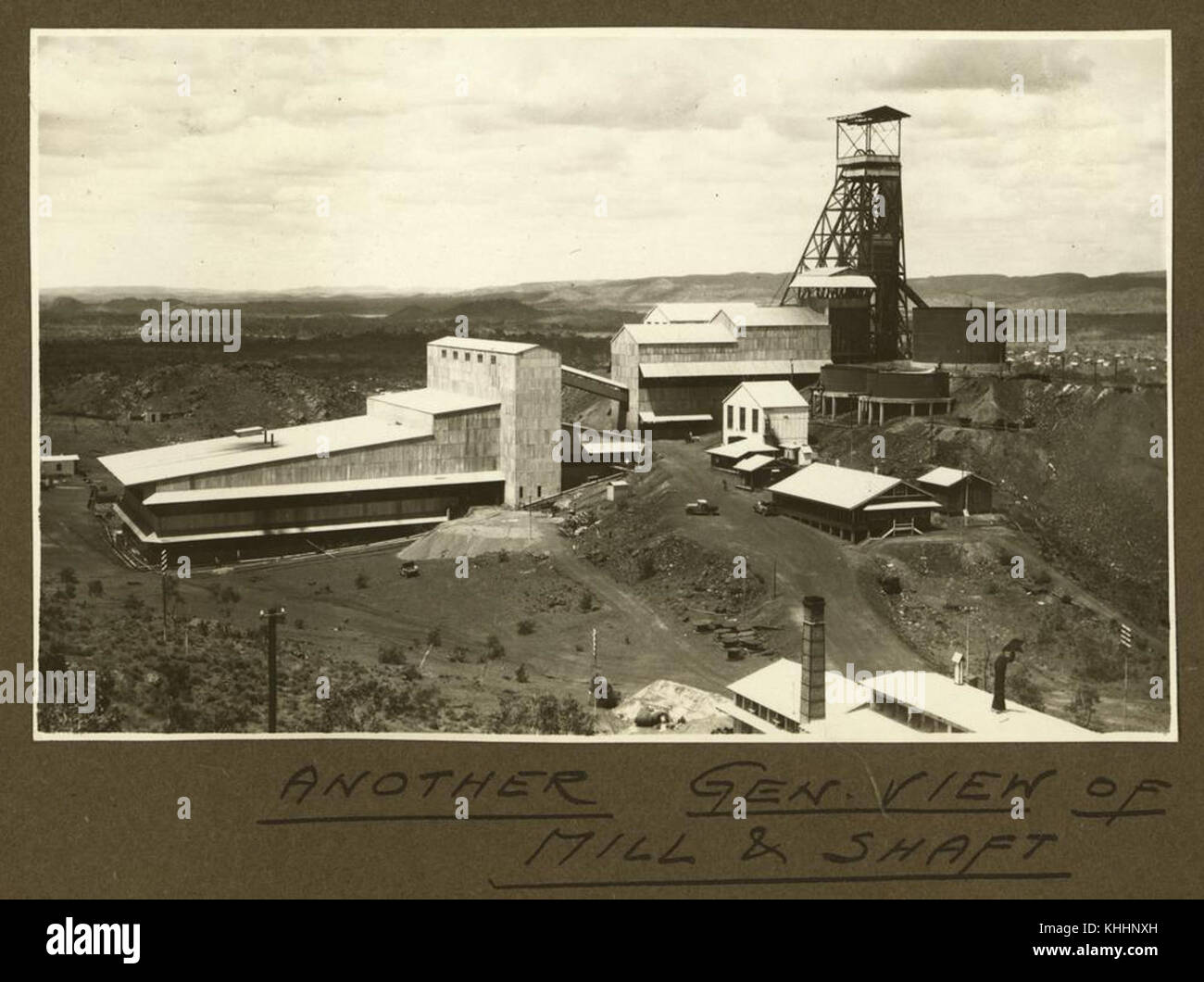 2 256714 General view of the mill and shaft, Mt. Isa Mines, 1932 Stock ...