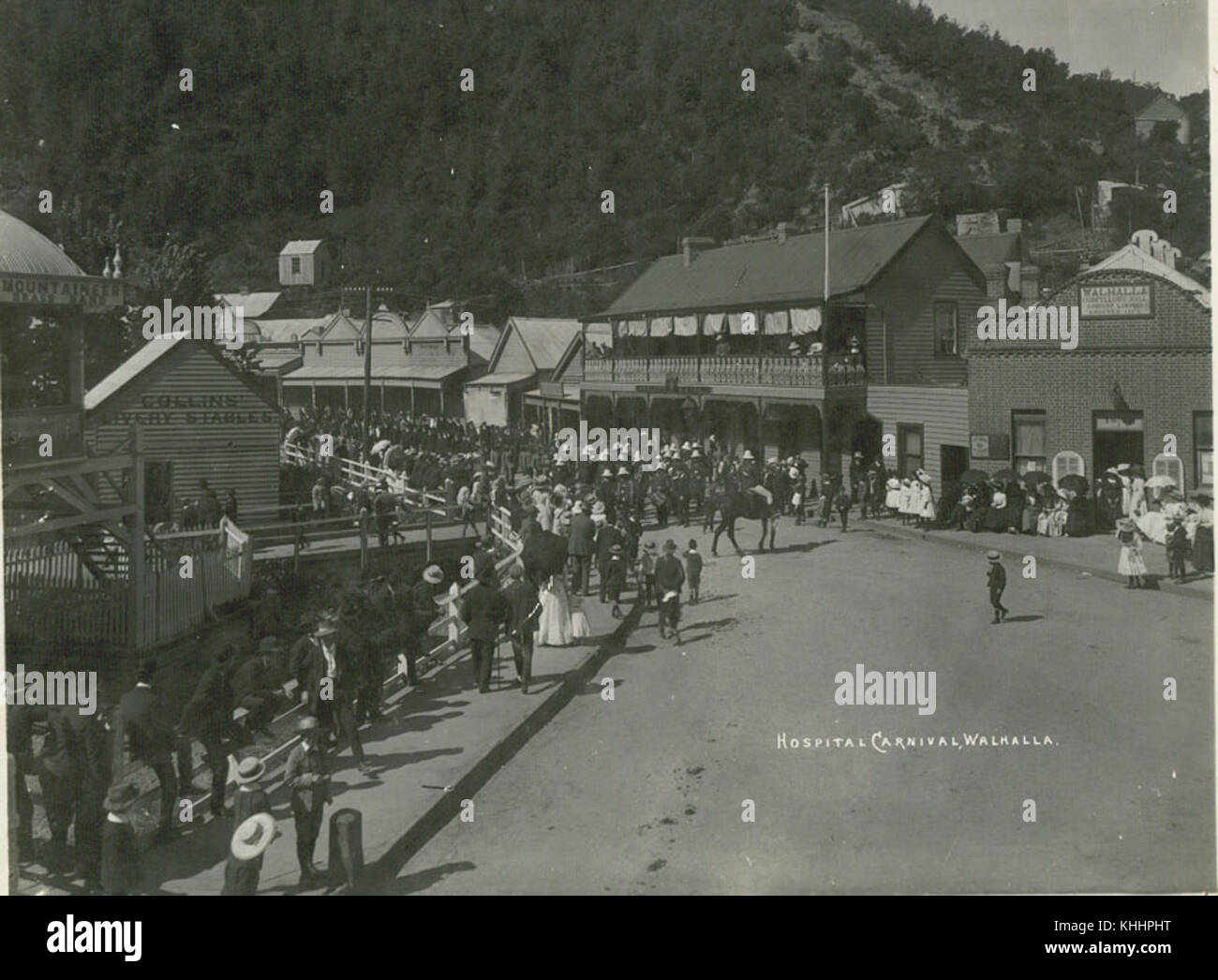 Walhalla 1910 Hospital carnival Stock Photo - Alamy