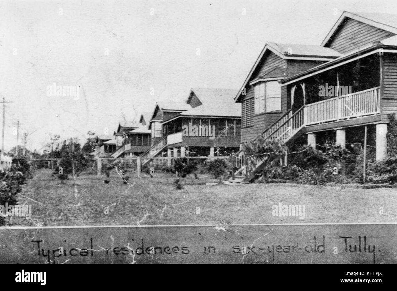 1 388353 Typical residences in six-year-old Tully, 1930 Stock Photo - Alamy