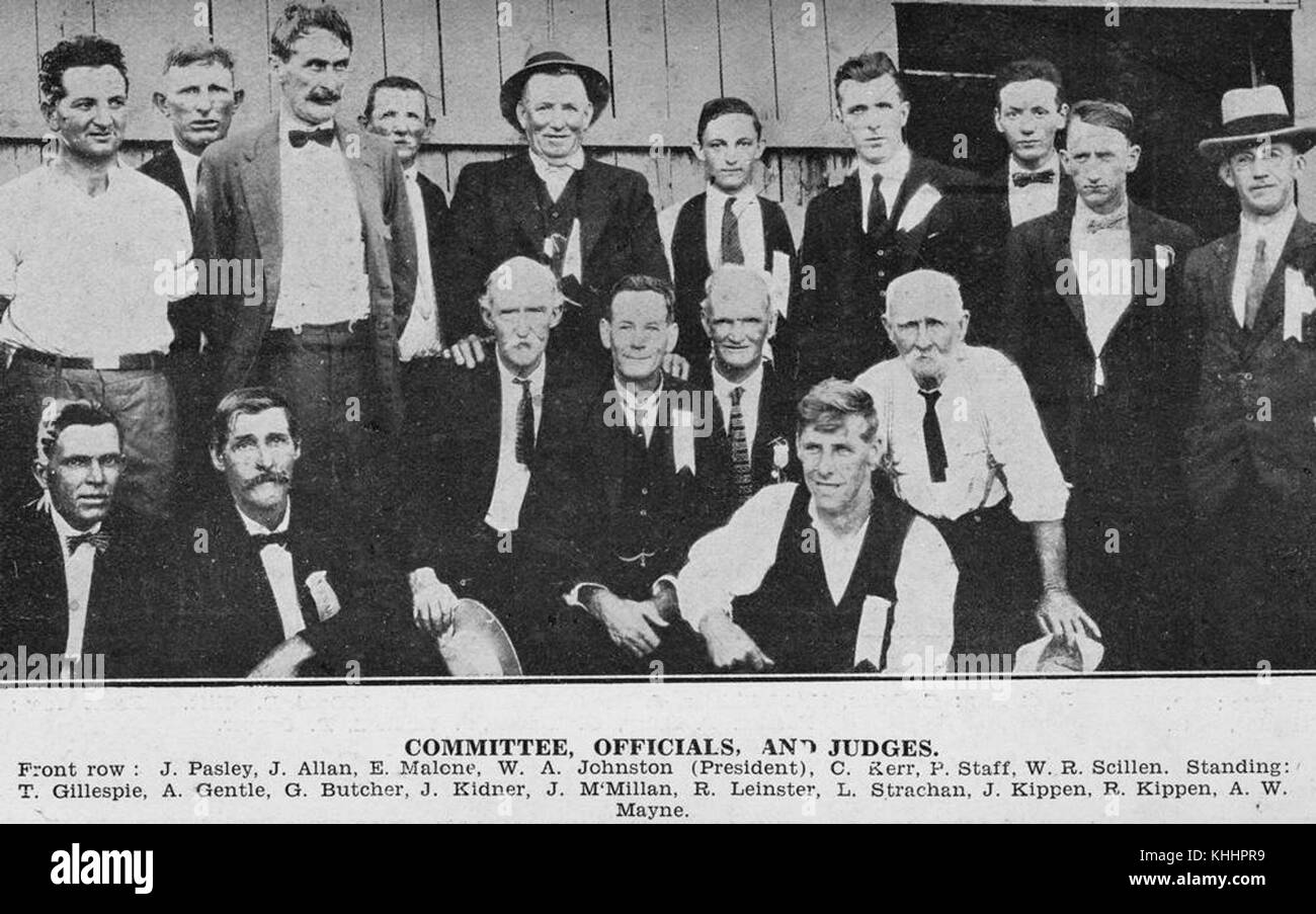 2 293559 Members, officials and judges of the Show Committee, Ravenshoe ...