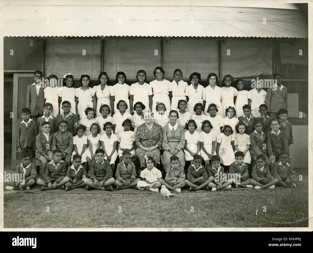 Students at the St Marys, the Anglican Church Hostel, Alice Springs ...