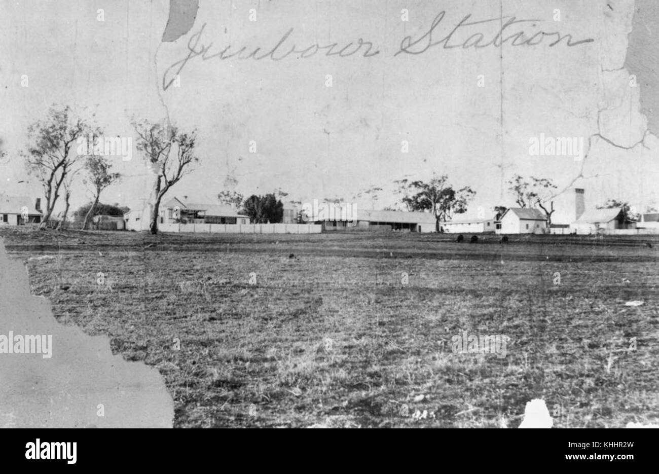 1 45543 Collection of farm buildings on Jimbour Station, ca.1890 Stock ...