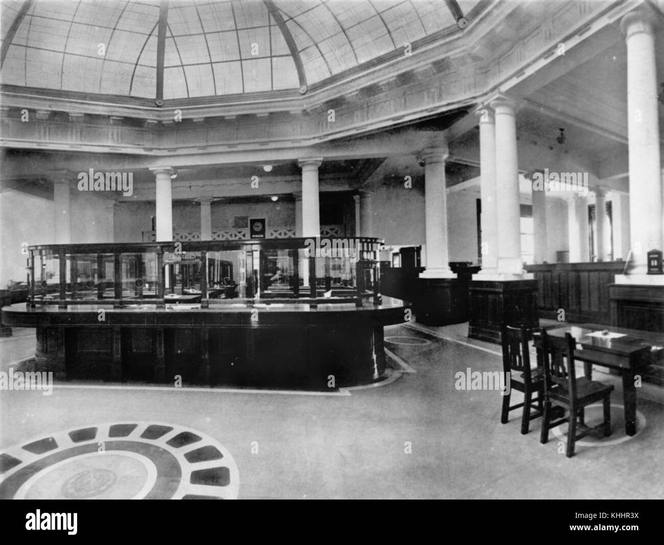 Old bank interior Black and White Stock Photos & Images - Alamy