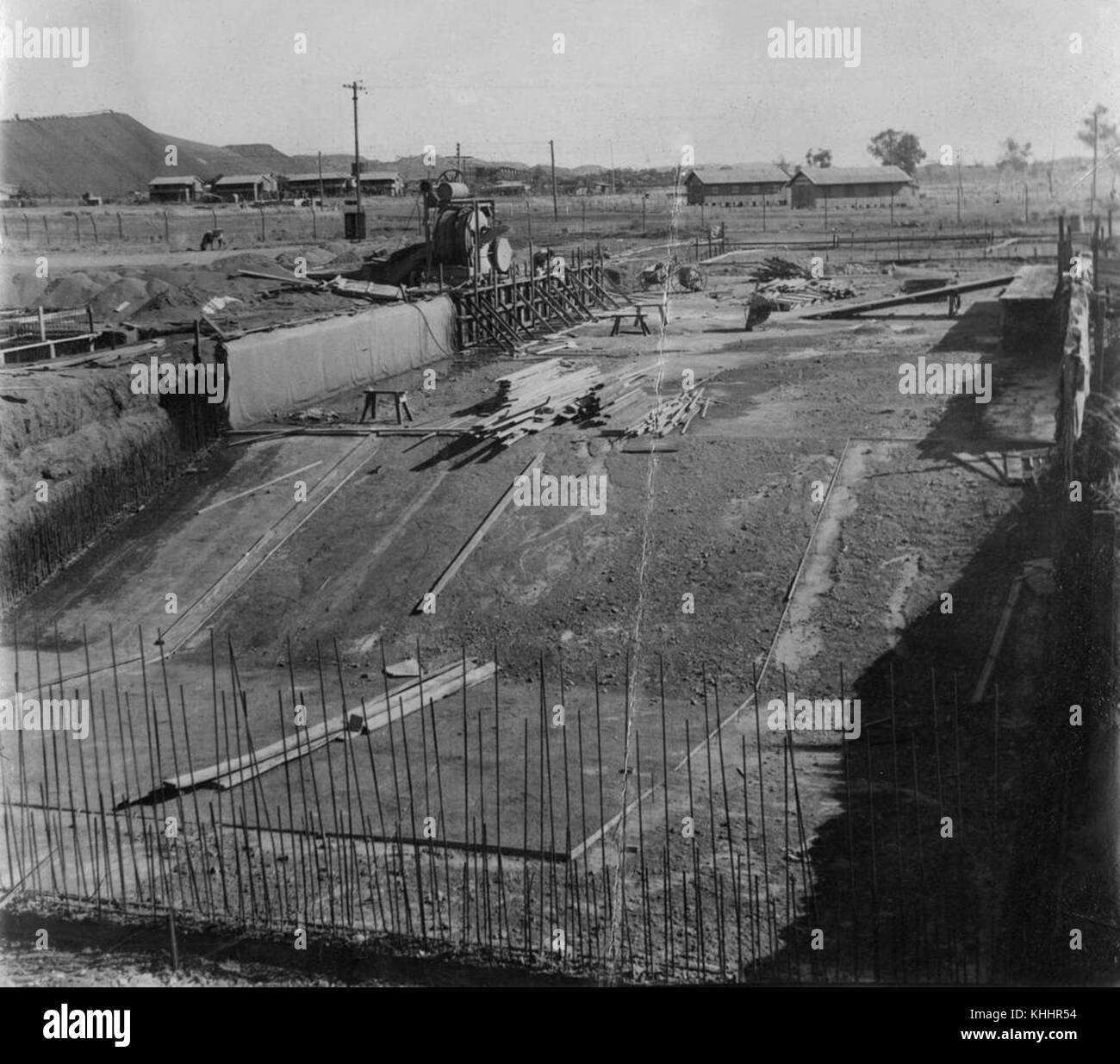 2 297335 Swimming pool during construction, Mount Isa, 1948 Stock Photo ...