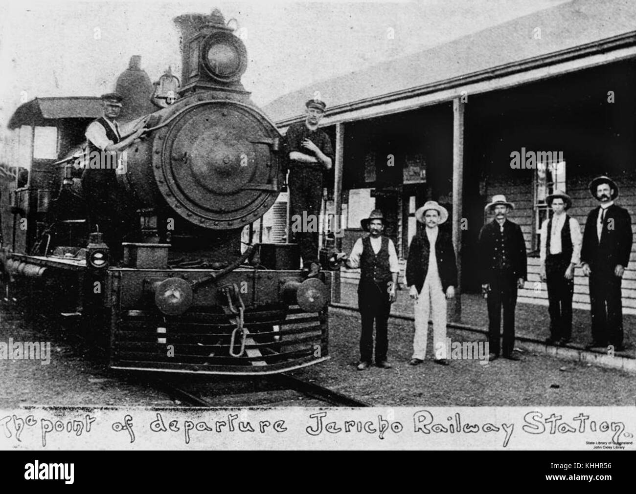 Steam engine drivers Black and White Stock Photos & Images - Alamy