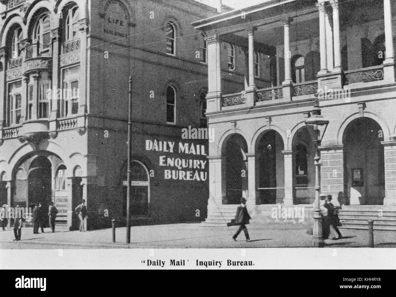 1 54760 Daily Mail Newspaper Offices, Brisbane, 1906 Stock Photo - Alamy