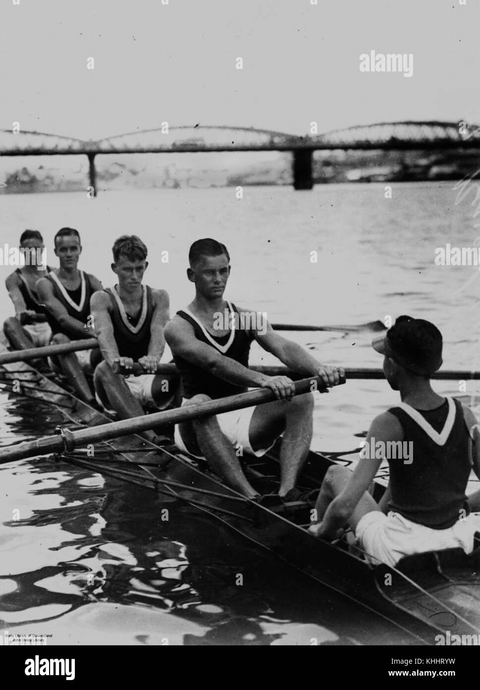 Boys rowing team Black and White Stock Photos & Images - Alamy