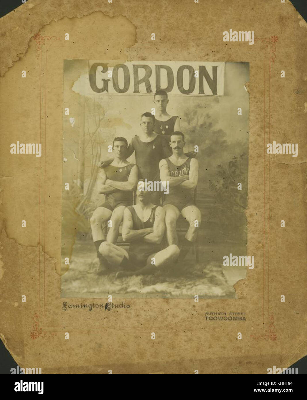 2 260592 'Gordon' team photograph taken in Toowoomba, 1897 Stock Photo ...