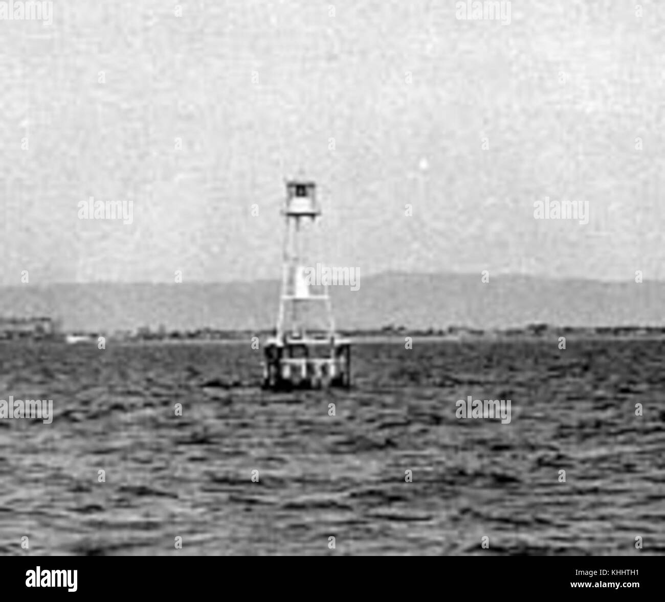 Wonga Shoal Light Stock Photo - Alamy