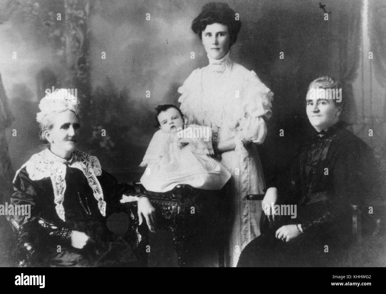 The Karrasch family, possibly documented through historical records or ...