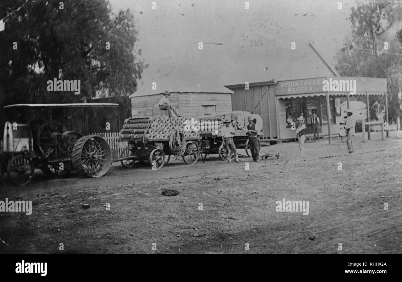 2 81963 Street scene outside the Springsure General Store, Springsure ...