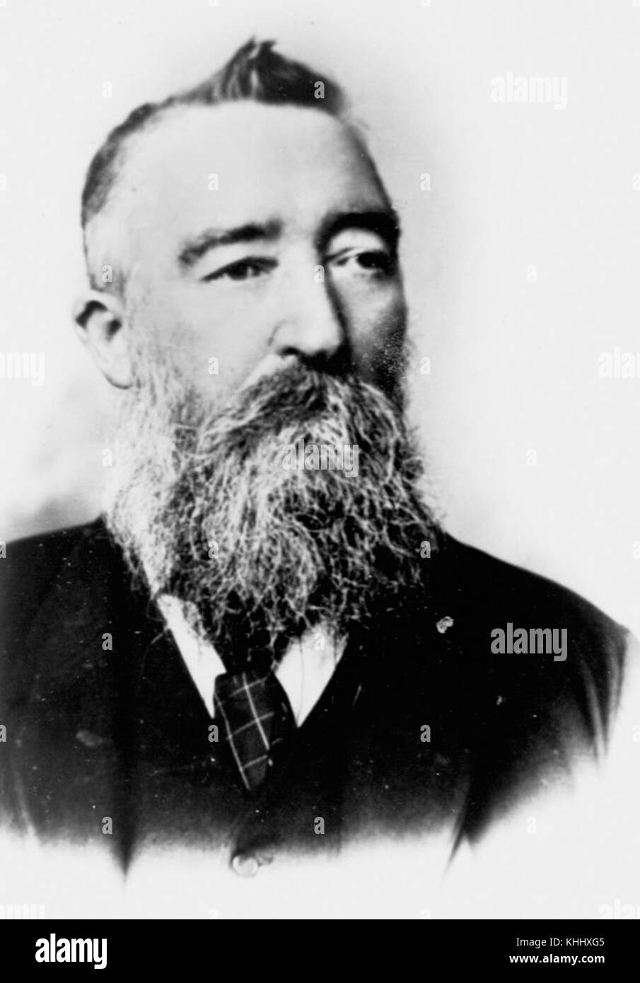 This photograph from 1872 features John Cussen, a prominent bootmaker ...