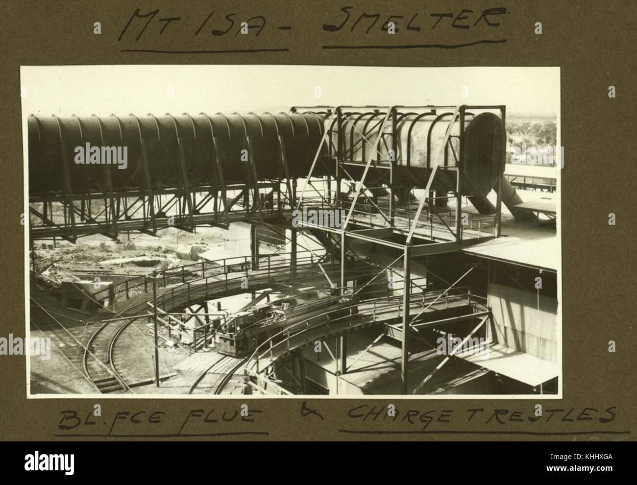2 256642 Close view of part of the smelter, Mt. Isa Mines, 1932 Stock ...