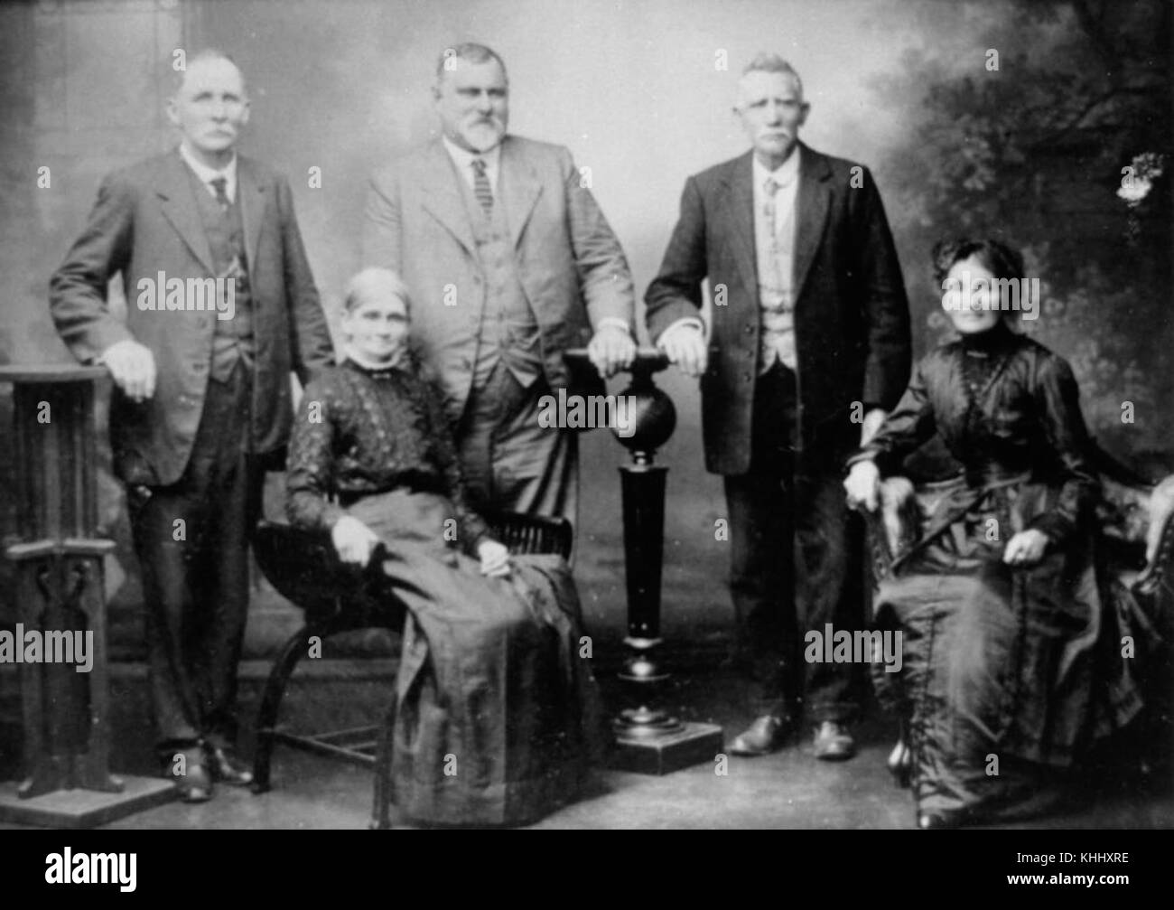 1 95864 Geiger family, ca. 1913 Stock Photo - Alamy