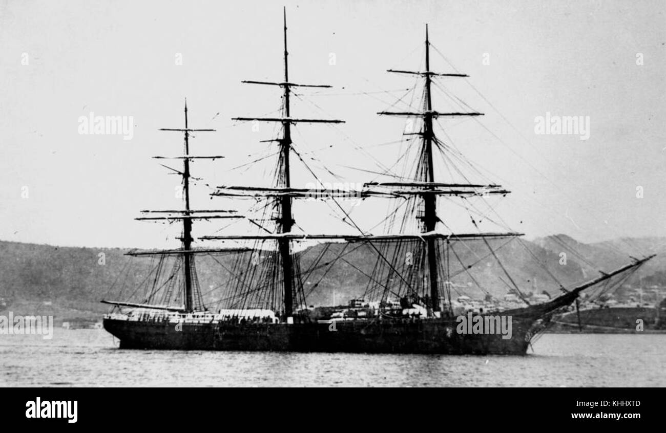 Great sailing ship Black and White Stock Photos & Images - Alamy