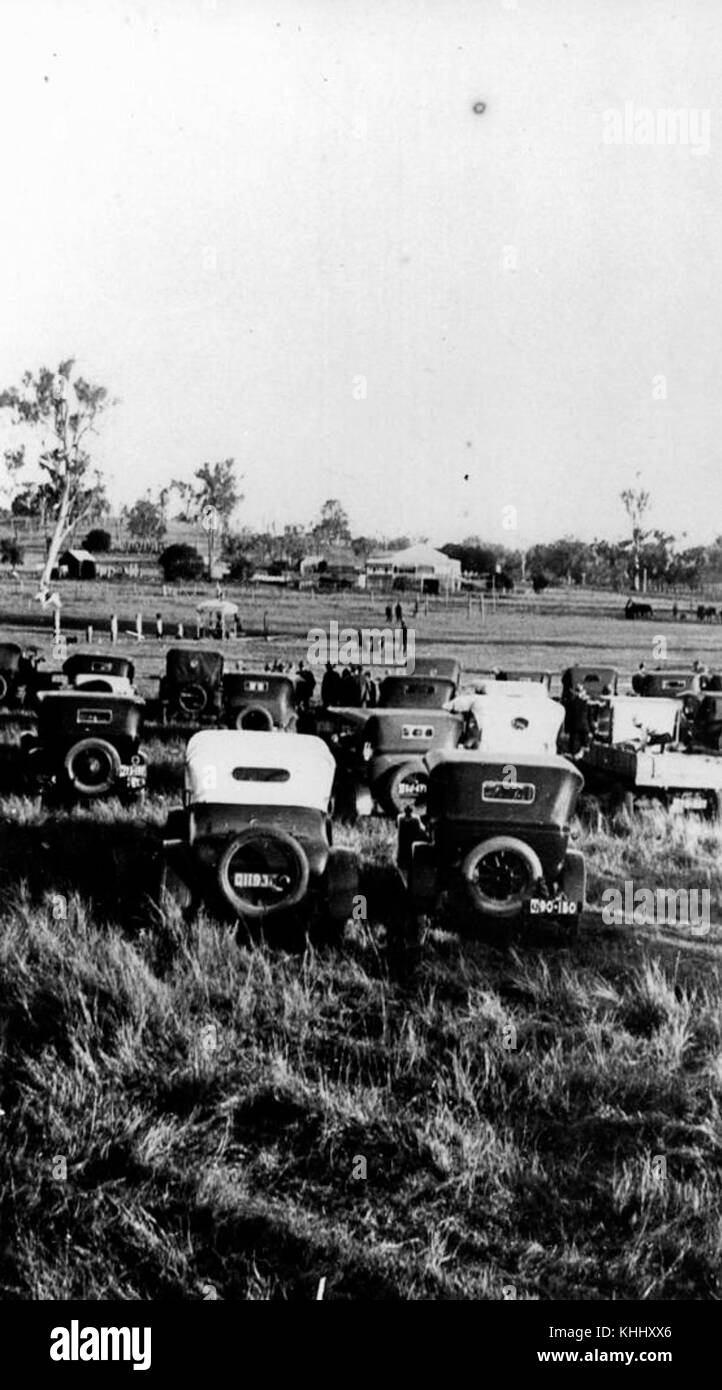 2 174679 Cars parked near Goomeri Showgrounds, 1927 Stock Photo - Alamy