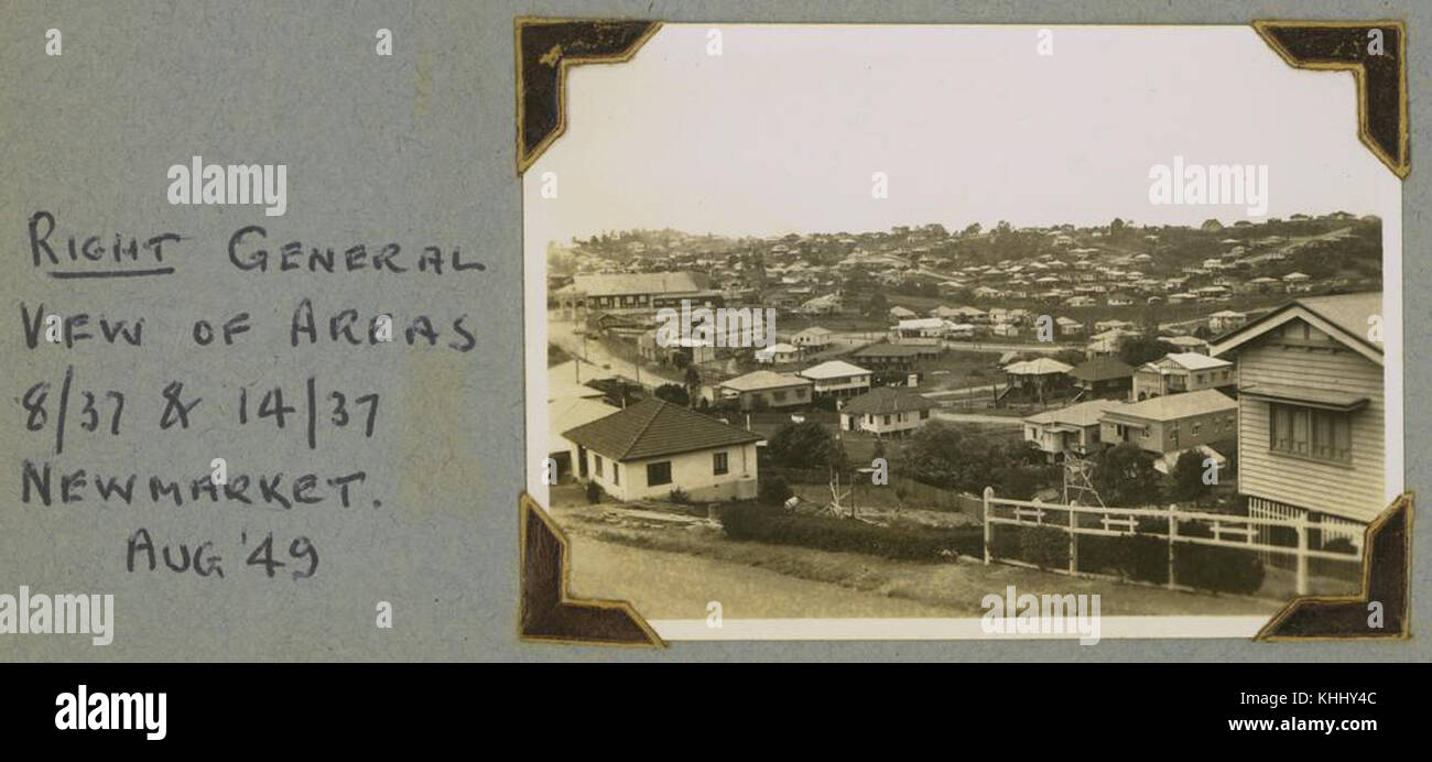 2 246053 Suburb of Newmarket, Brisbane in August 1949 Stock Photo - Alamy