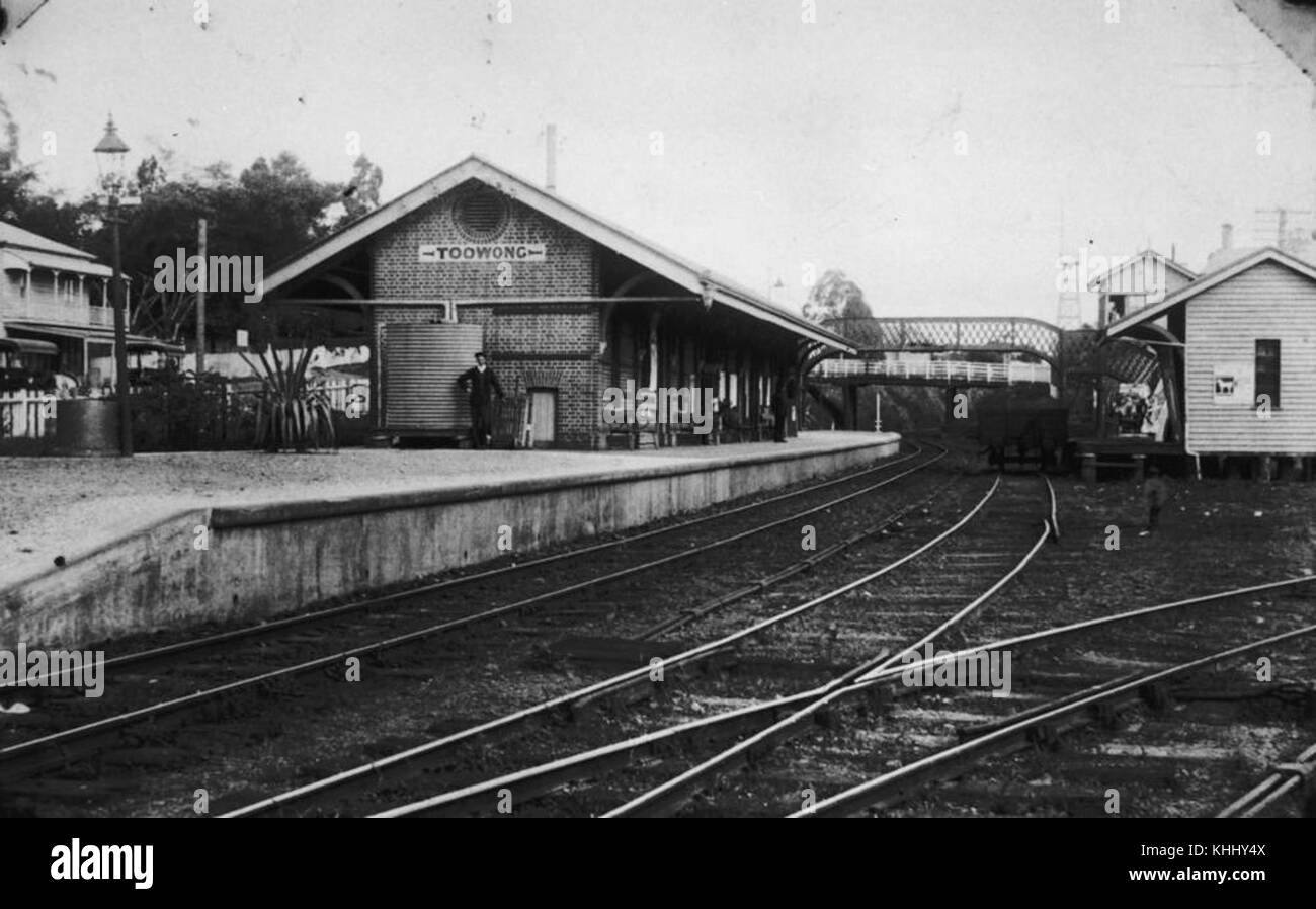 1 147175 Toowong Railway Station, ca. 1910 Stock Photo - Alamy