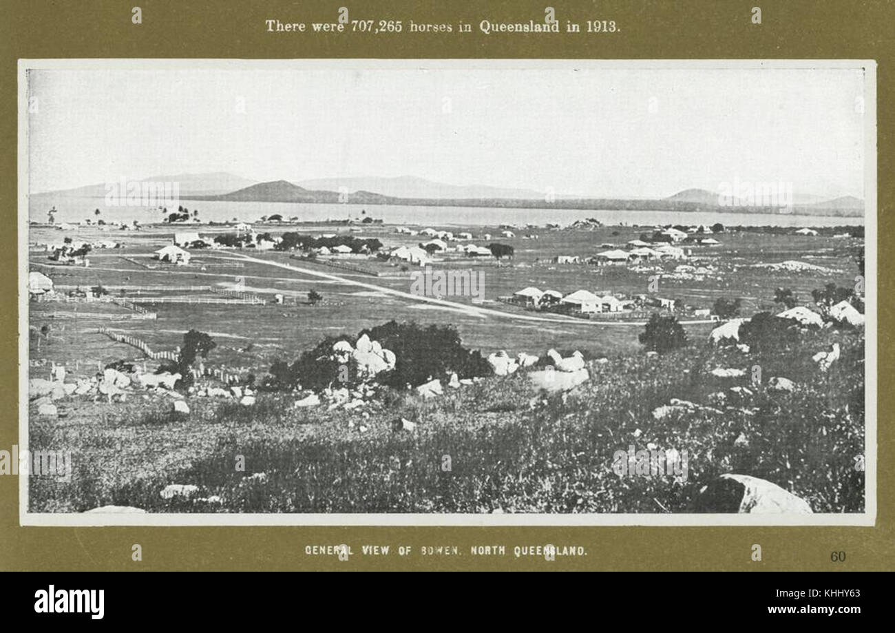 1 258727 Panoramic view of Bowen, North Queensland, ca. 1915 Stock ...