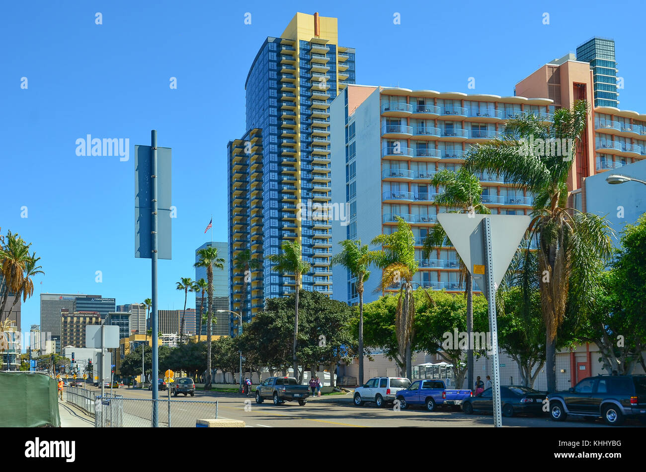 San Diego, California. Waterfront Scenes Stock Photo - Alamy