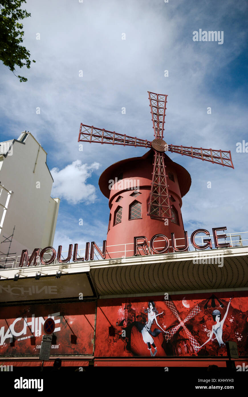 facade of Moulin Rouge cabaret in Paris Stock Photo - Alamy